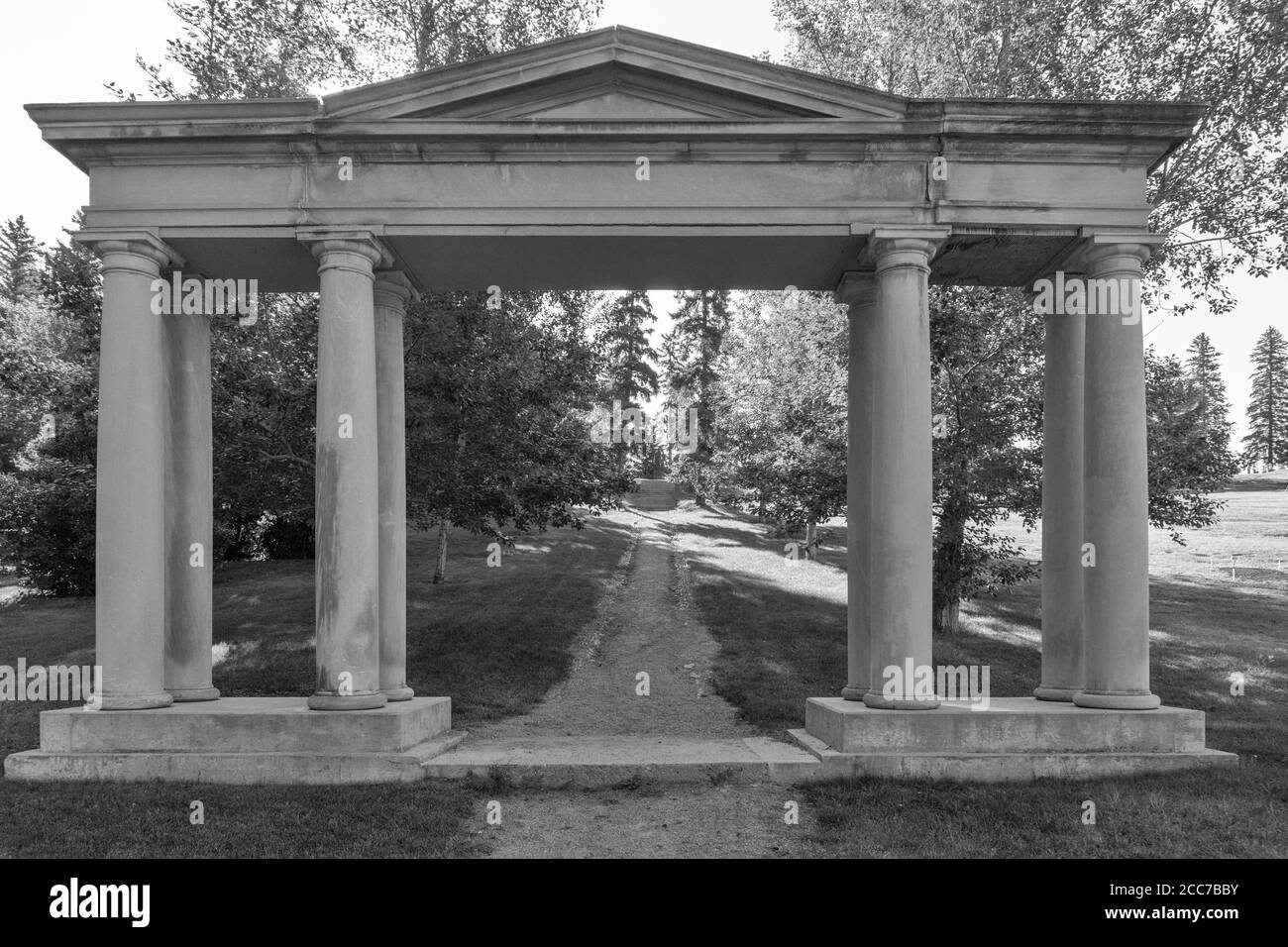 Cemetery land Black and White Stock Photos & Images - Alamy