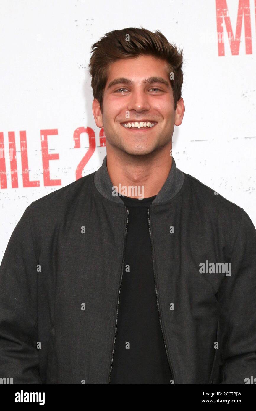 LOS ANGELES - AUG 9: David Bernon at the Mile 22 Premiere at the ...