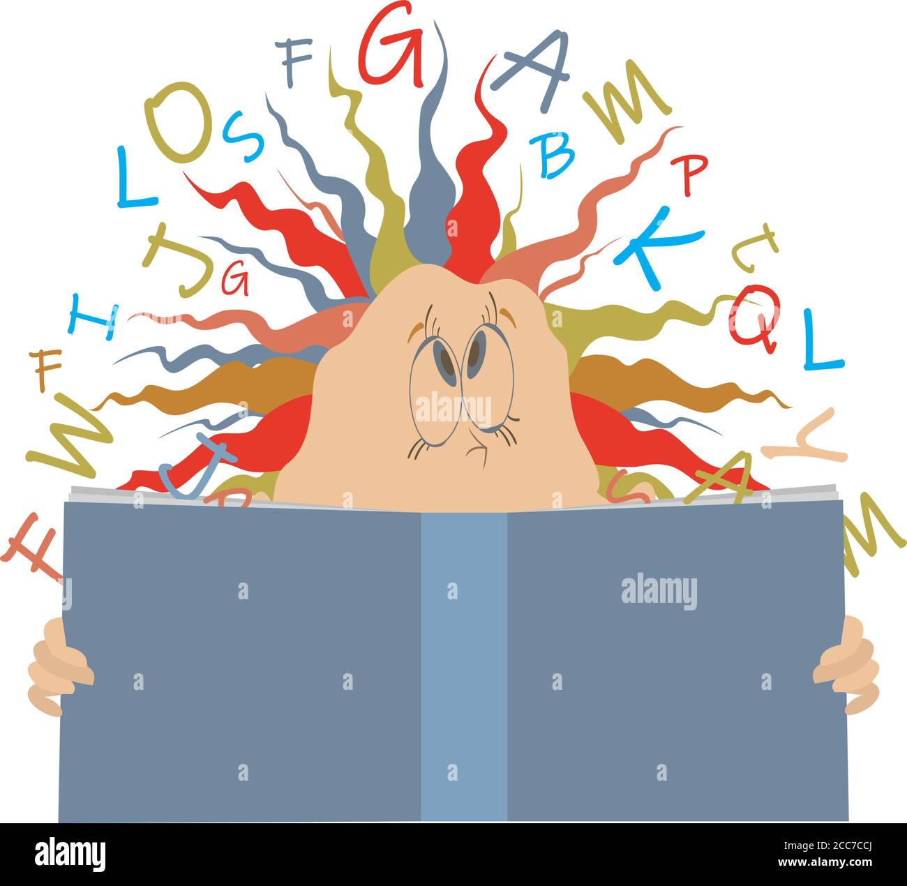 Open book illustration hi-res stock photography and images - Alamy