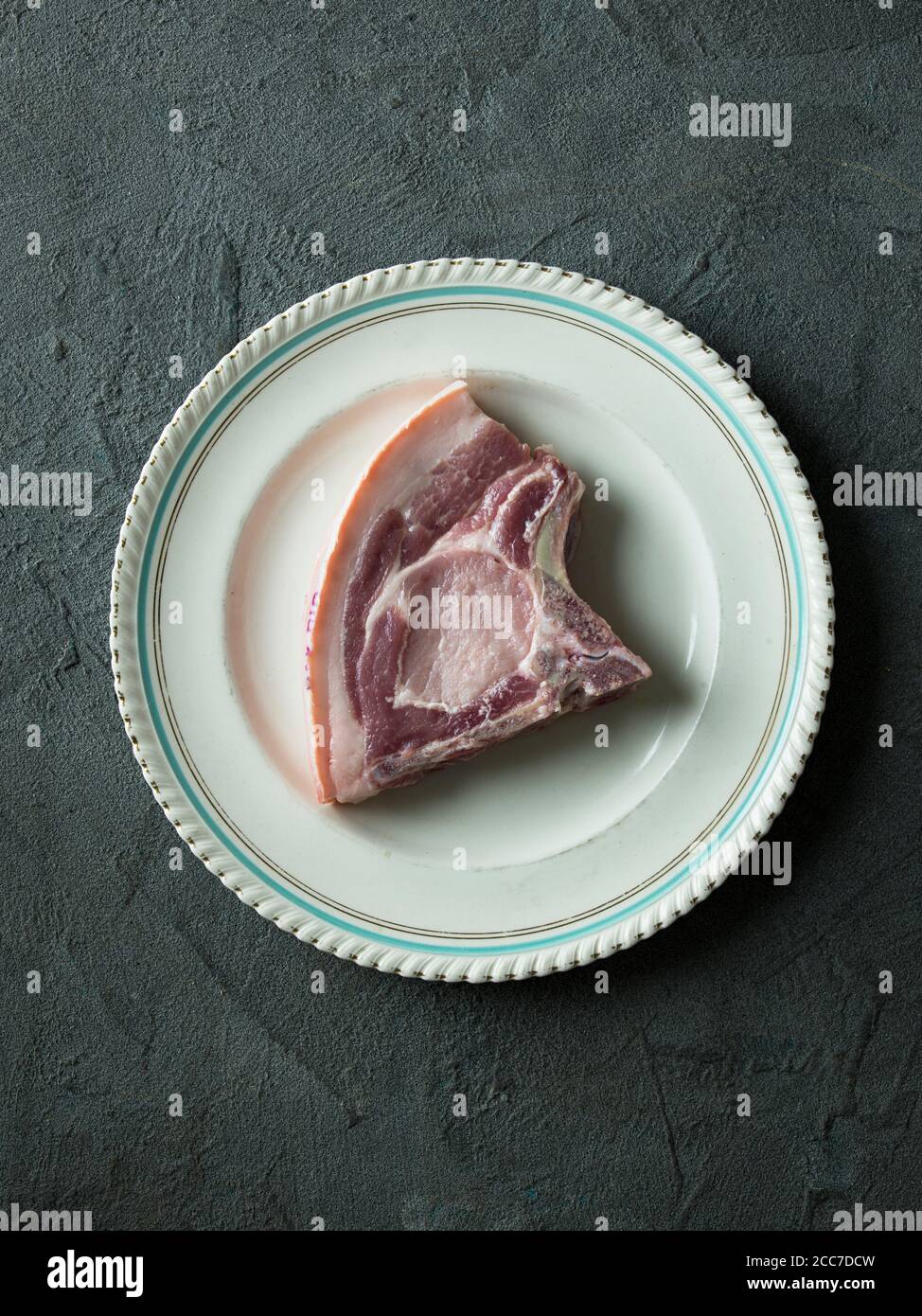 Pork rib chop Stock Photo - Alamy