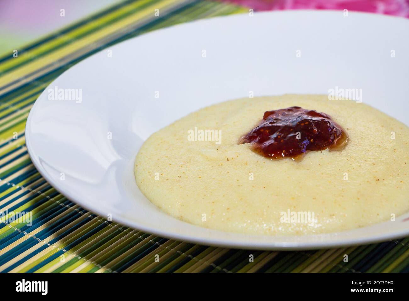 Semolina Pudding With Fruit High Resolution Stock Photography and ...