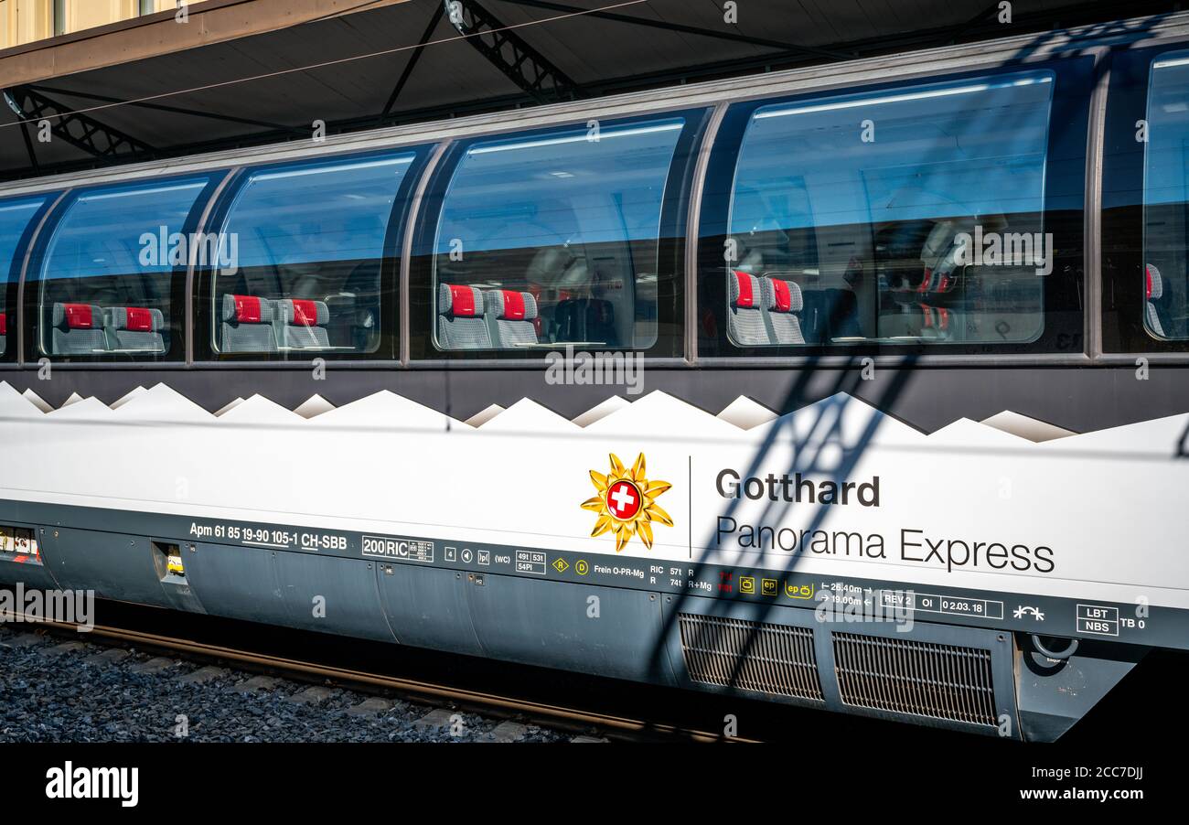 Gotthard panorama express hi-res stock photography and images - Alamy