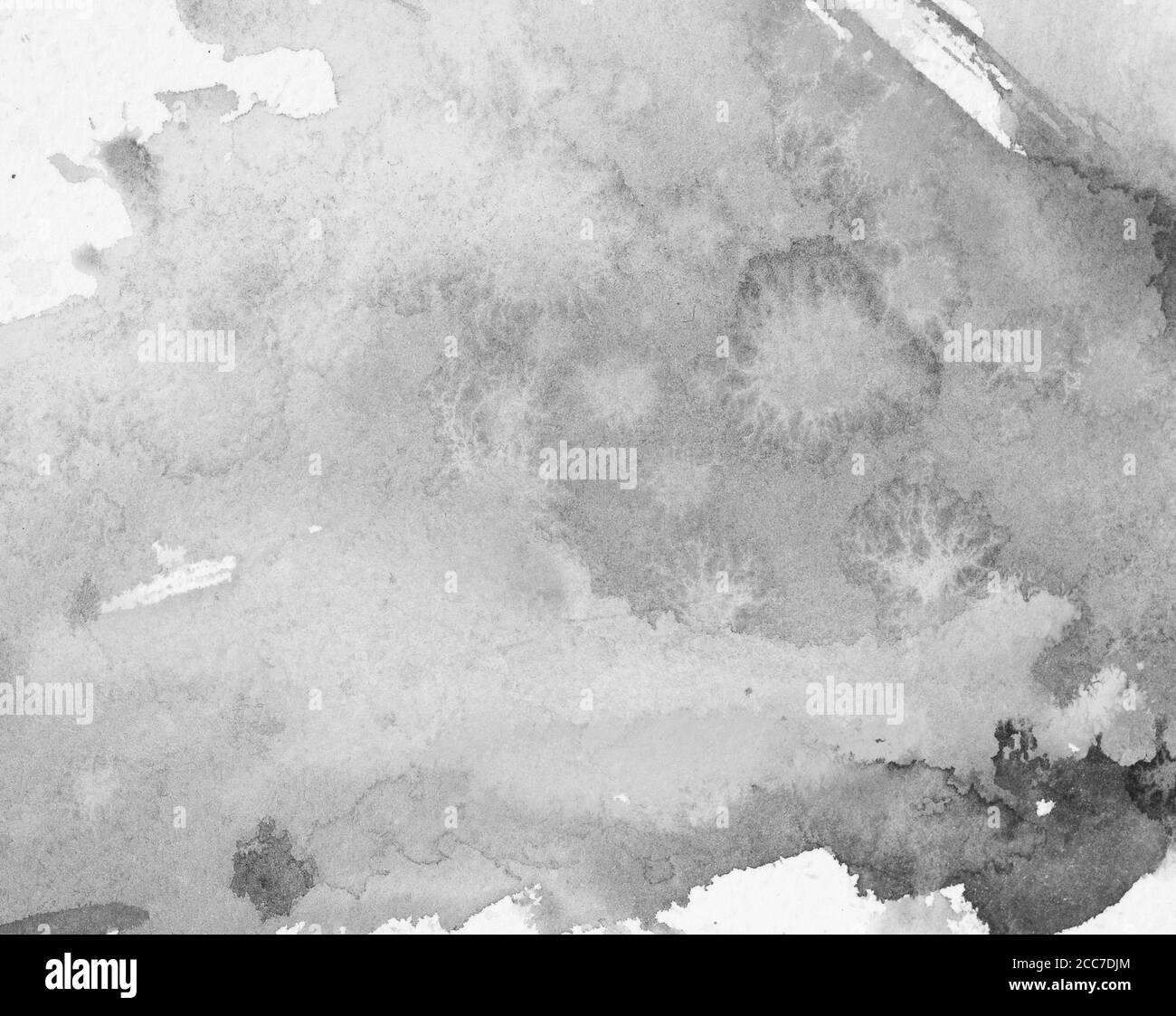 Black and white watercolor splash. Watercolor texture background Stock ...