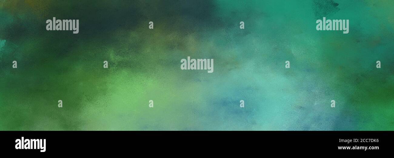 awesome abstract painting background texture with sea green, cadet blue ...
