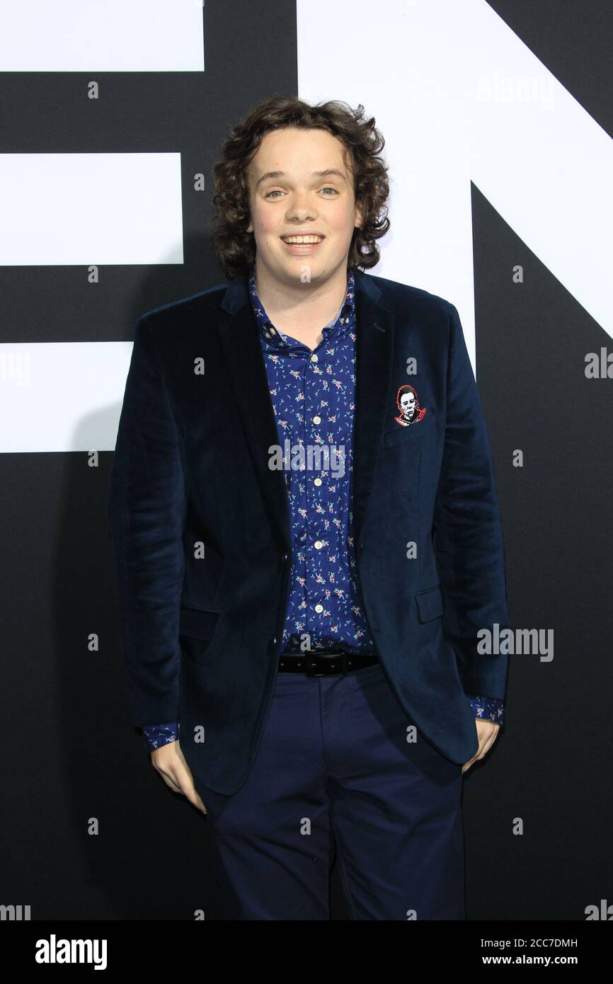 LOS ANGELES - OCT 17: Drew Scheid at the Halloween Premiere at the TCL ...