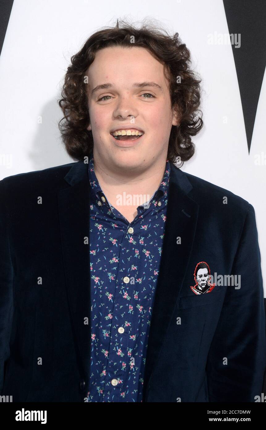 LOS ANGELES - OCT 17: Drew Scheid at the Halloween Premiere at the TCL ...