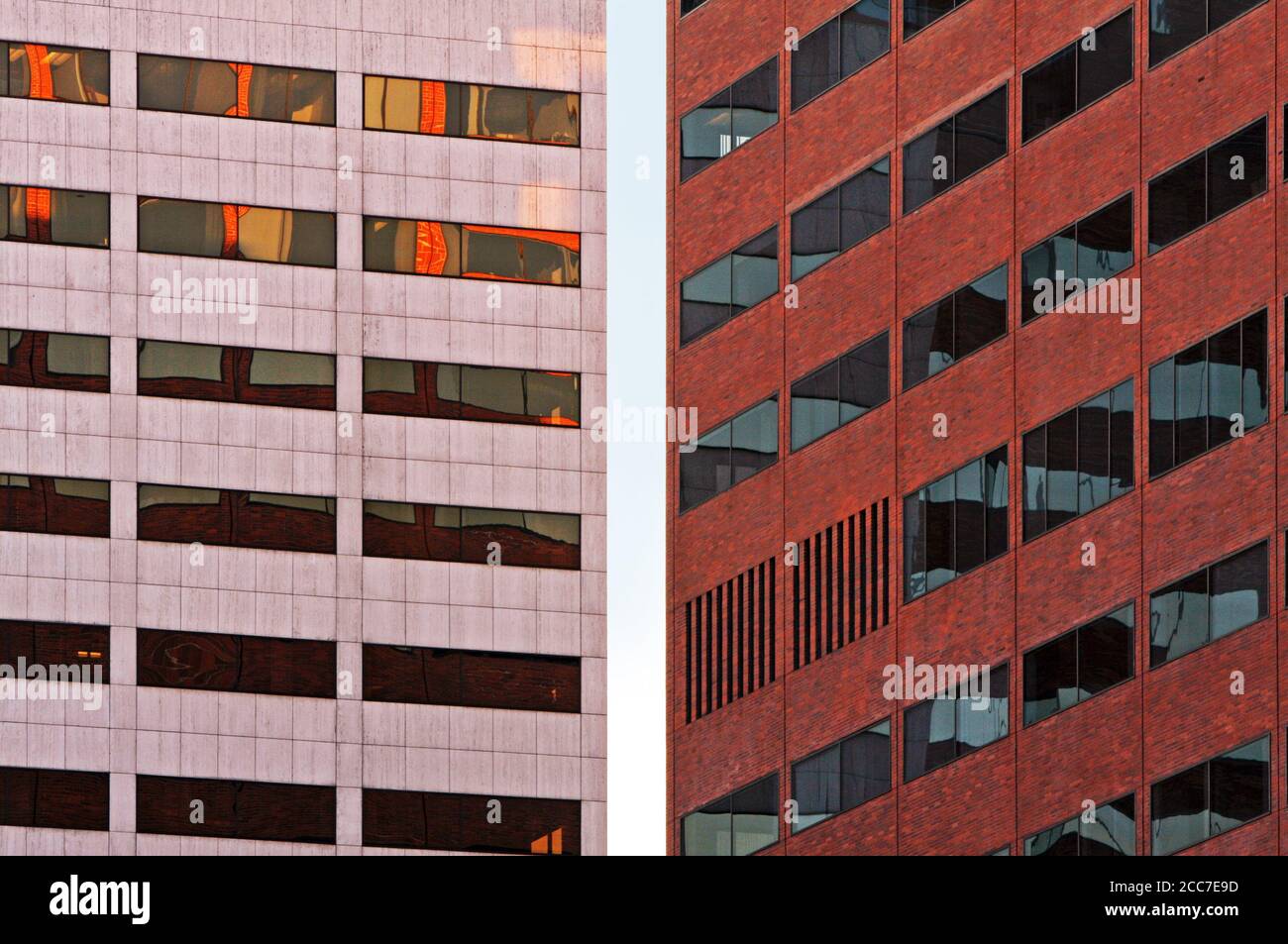 Adjacent office buildings Stock Photo - Alamy