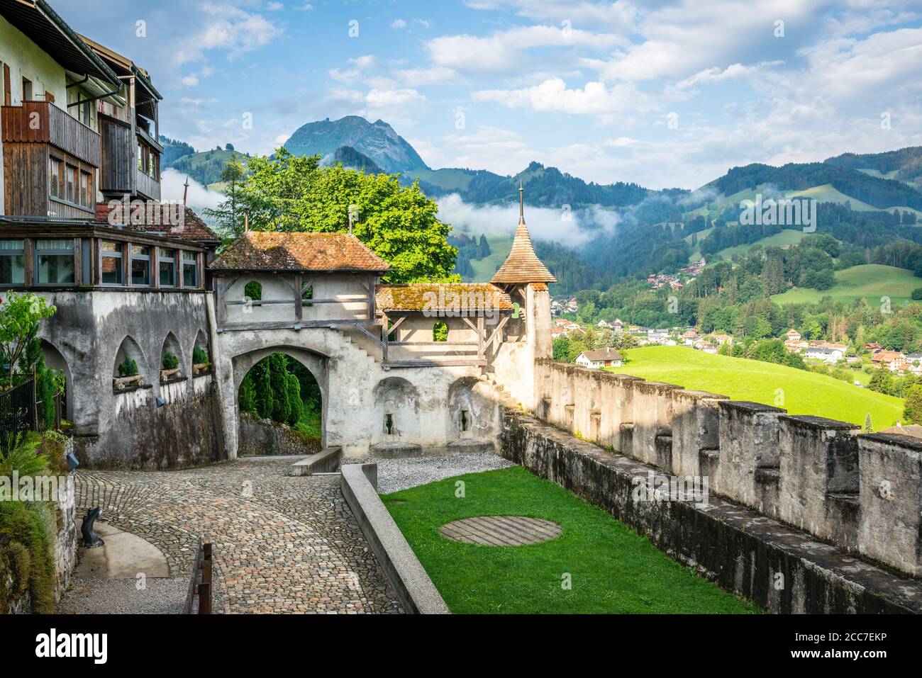 Entrance to medieval village hi-res stock photography and images - Alamy