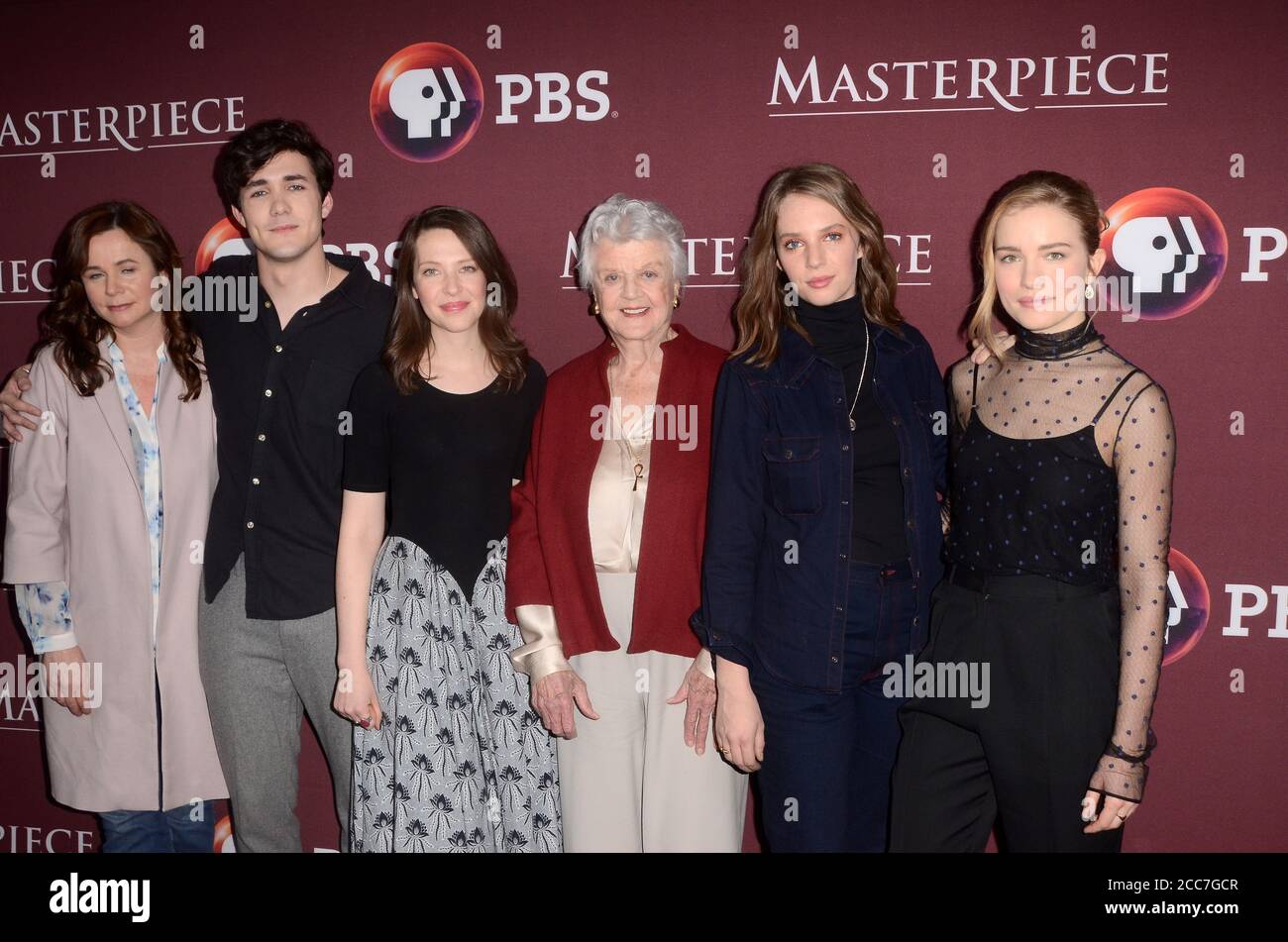 LOS ANGELES - JAN 16: Emily Watson, Jonah Hauer-King, Annes Elwy ...