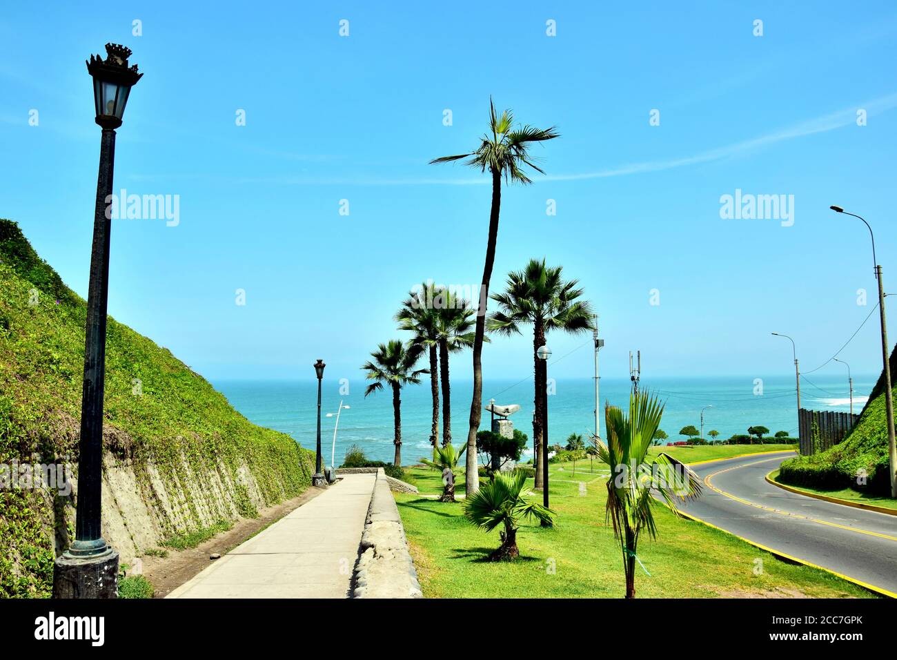 Coastline in the south of Lima, peru Stock Photo - Alamy