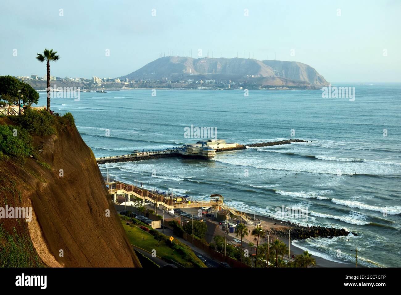 Coastline in the south of Lima, peru Stock Photo - Alamy