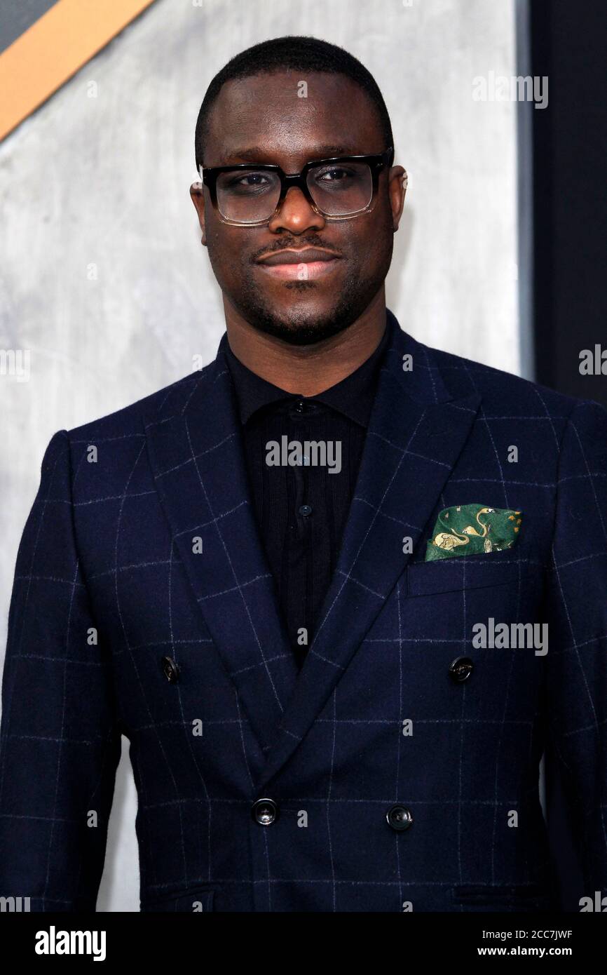 LOS ANGELES - FEB 21: Femi Oguns at the Pacific Rim Uprising Premiere ...