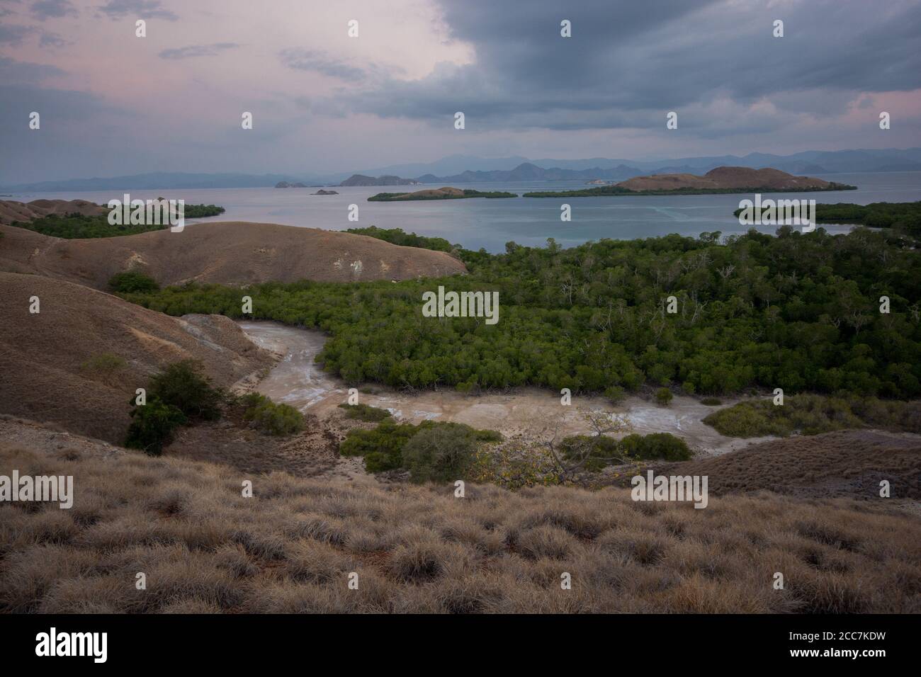 The landscape of Komodo National Park in Indonesia Stock Photo - Alamy