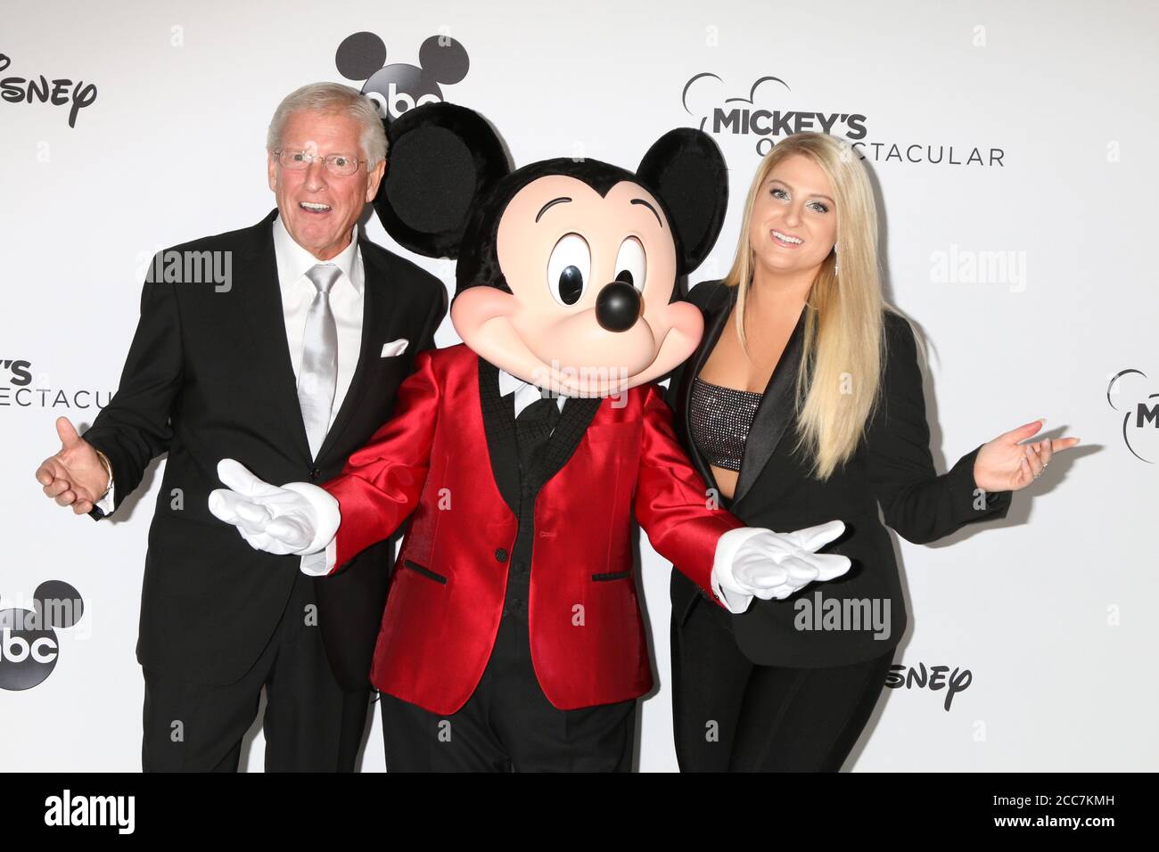 LOS ANGELES - OCT 6: Gary Trainor, Mickey Mouse, Meghan Trainor at the ...