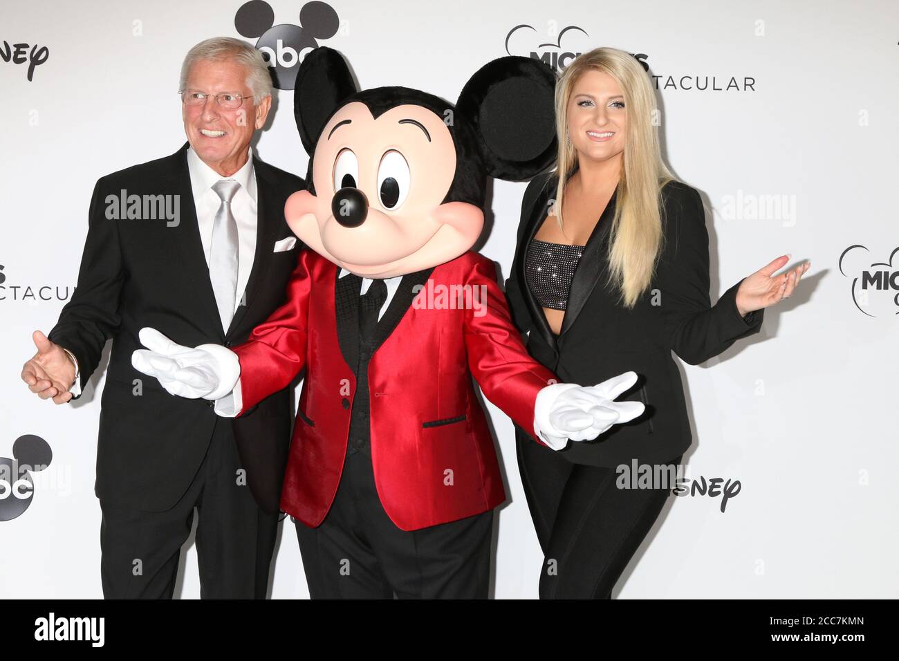 LOS ANGELES - OCT 6: Gary Trainor, Mickey Mouse, Meghan Trainor at the ...
