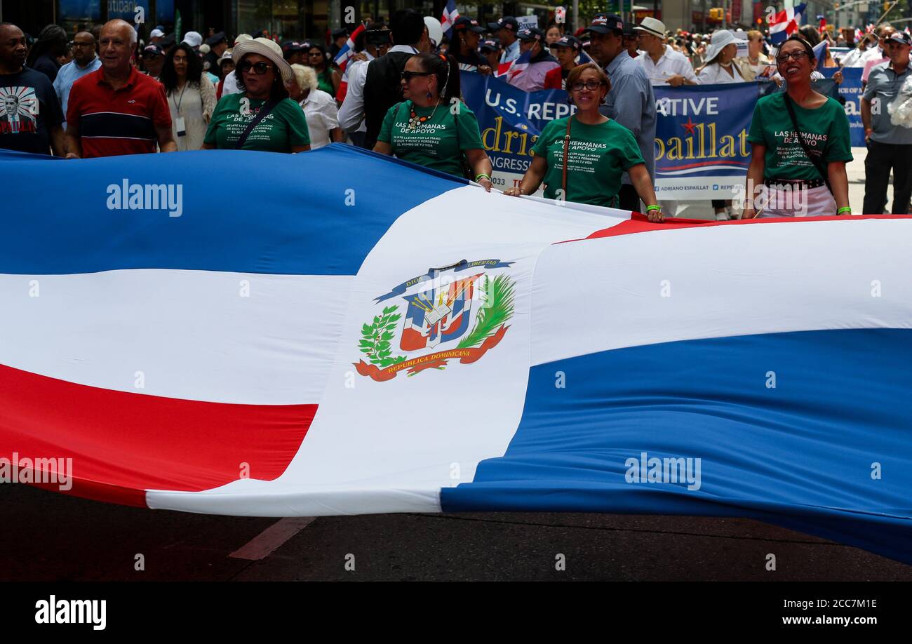 Dominican Day Parade in downtown New York City Stock Photo - Alamy