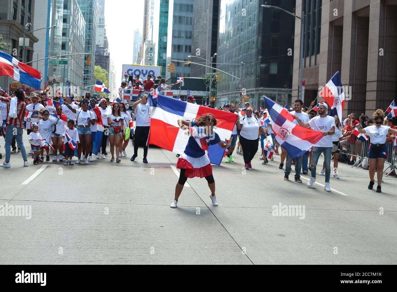 Dominican Day Parade in downtown New York City Stock Photo - Alamy