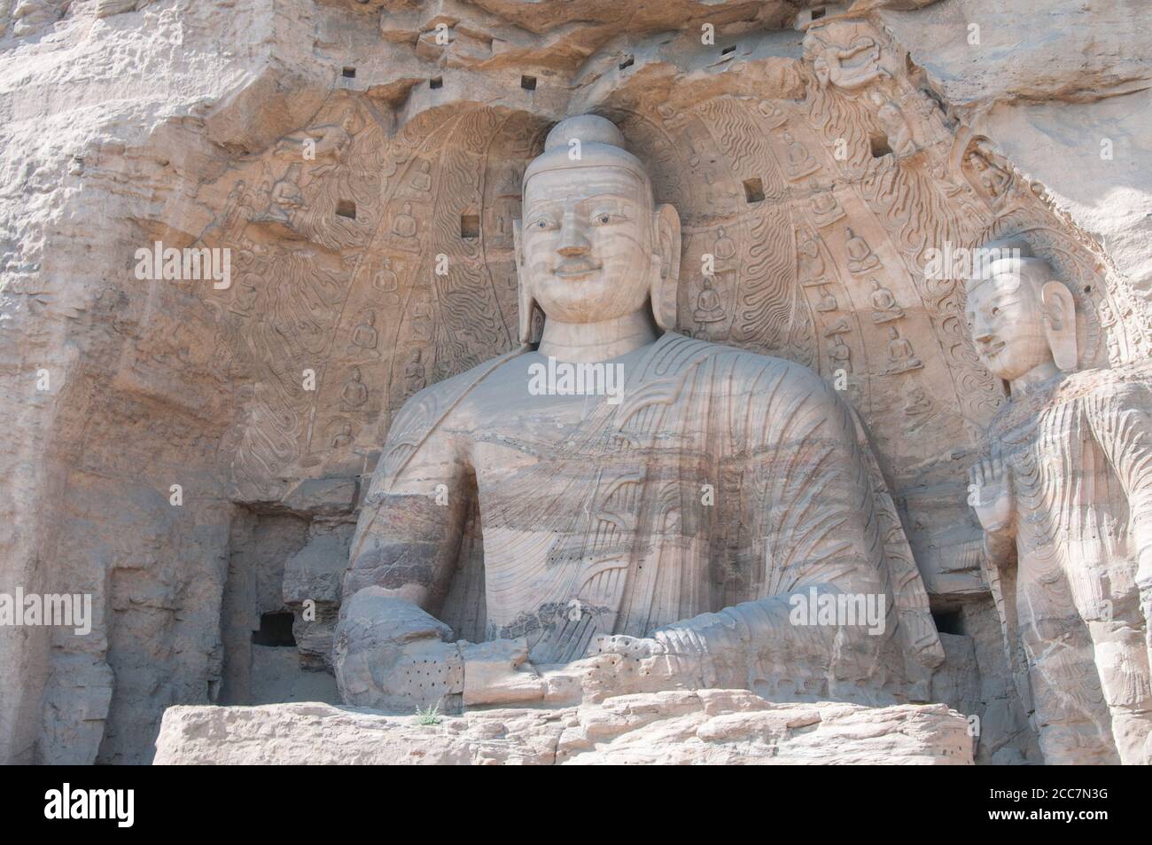 Buddha monuments in Datong caves. China Stock Photo - Alamy