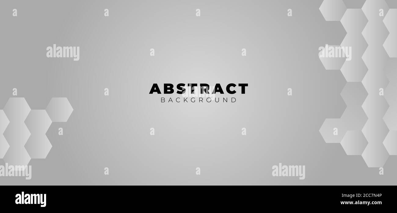 abstract grey background honeycomb hexagon Stock Vector Image & Art - Alamy