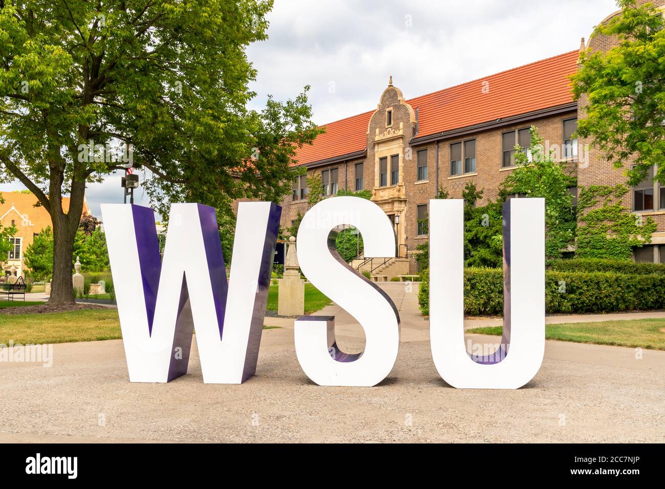 WINONA, MN/USA - AUGUST 9, 2020: Entrance sign and trademark logo to ...