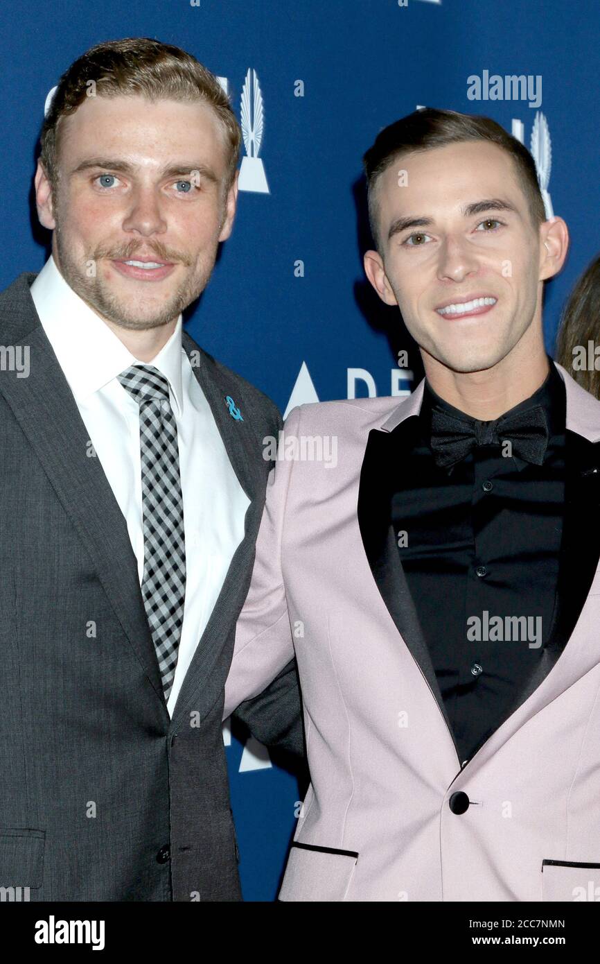 LOS ANGELES - APR 12: Gus Kenworthy, Adam Rippon at GLAAD Media Awards ...