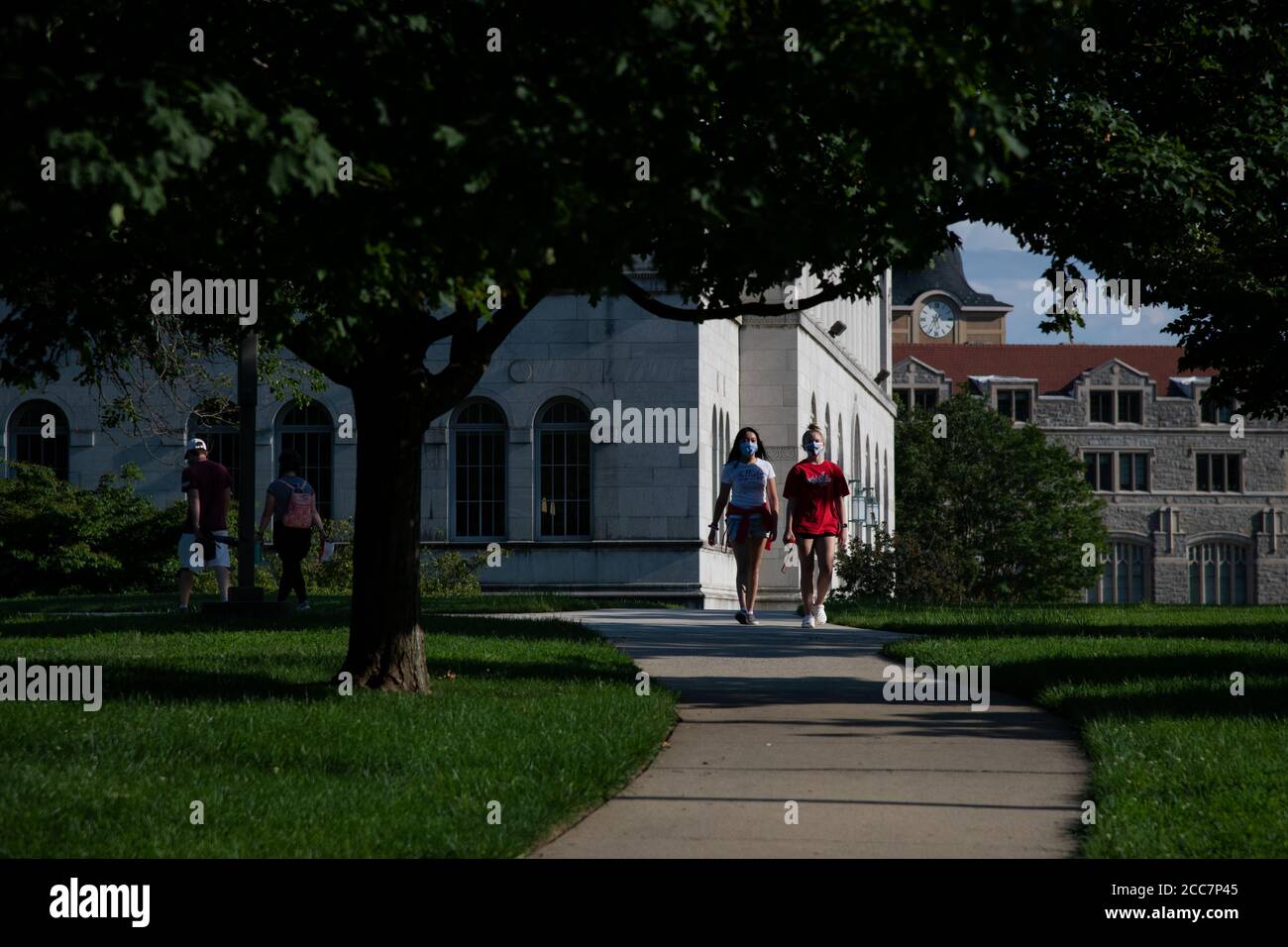Washington, USA. 19th Aug, 2020. A general view of the Catholic ...