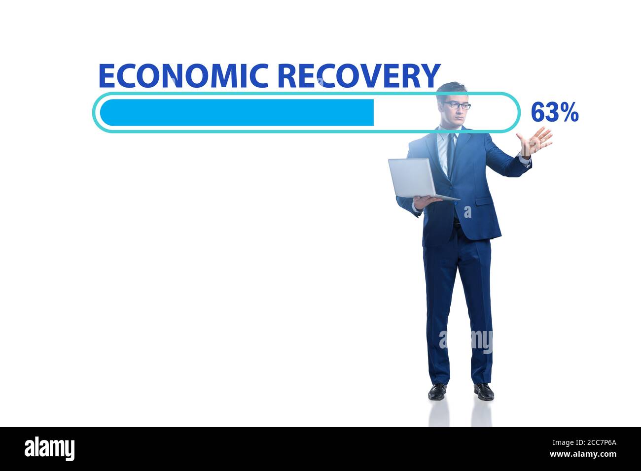 Economic recovery concept after the economic crisis Stock Photo - Alamy