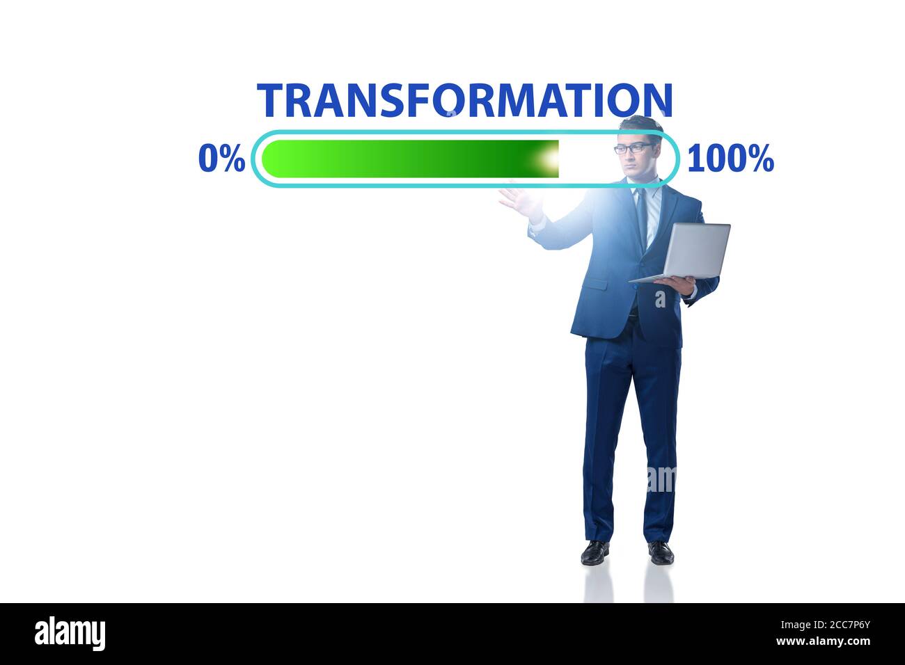 Concept of the corporate business transformation Stock Photo - Alamy