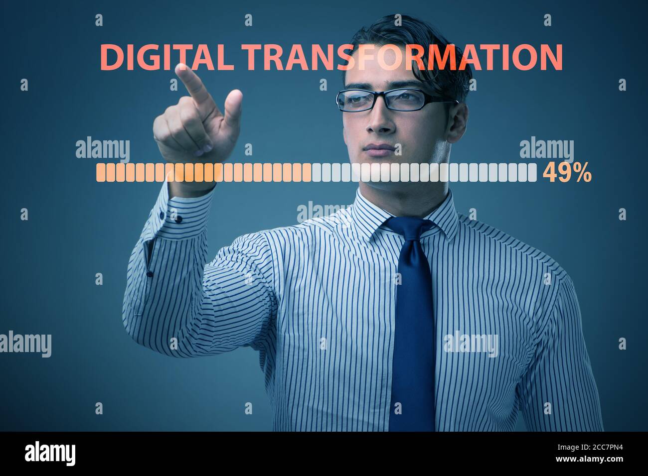 Digital transformation and the digitalization concept Stock Photo - Alamy