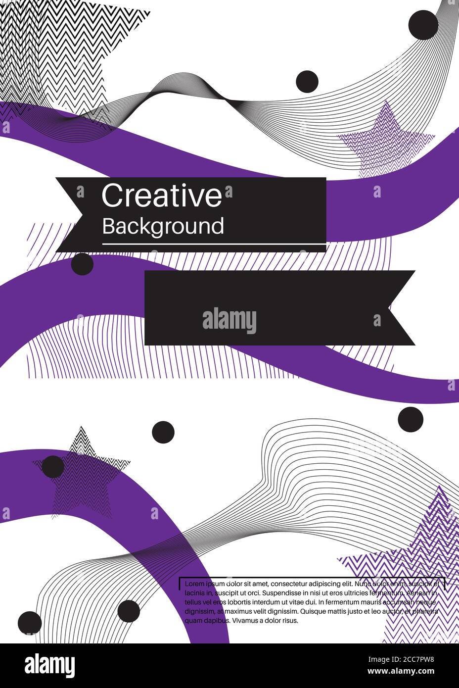 Book cover, poster or banner template design. Vector illustration ...