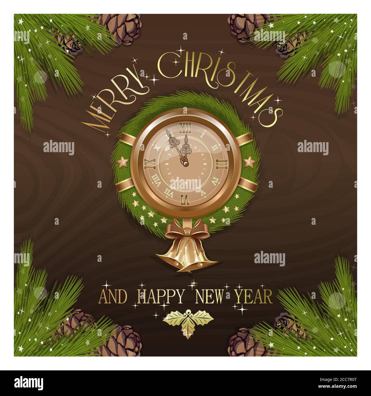 Celebrate clock Stock Vector Images - Alamy