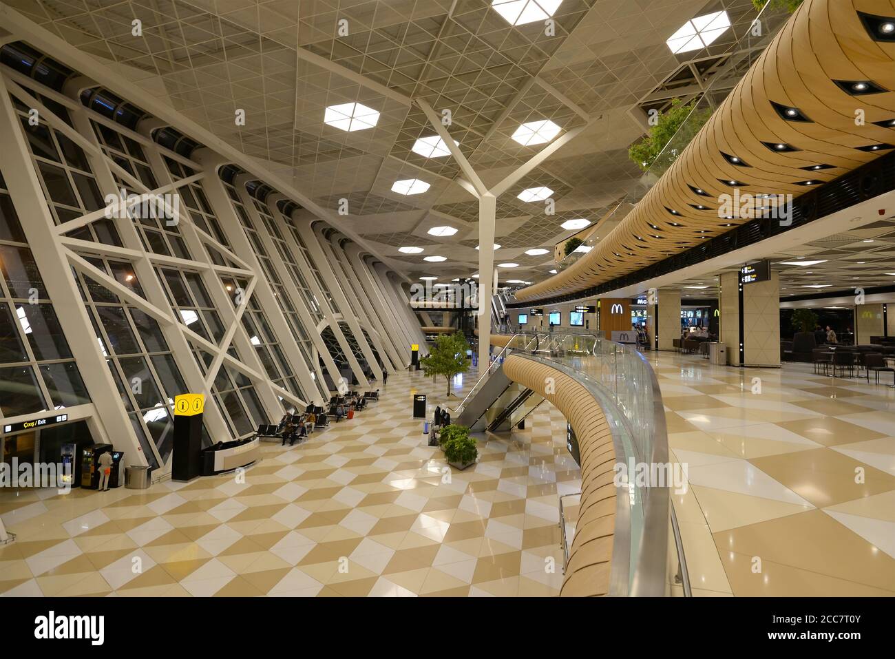 Interior of baku airport hi-res stock photography and images - Alamy