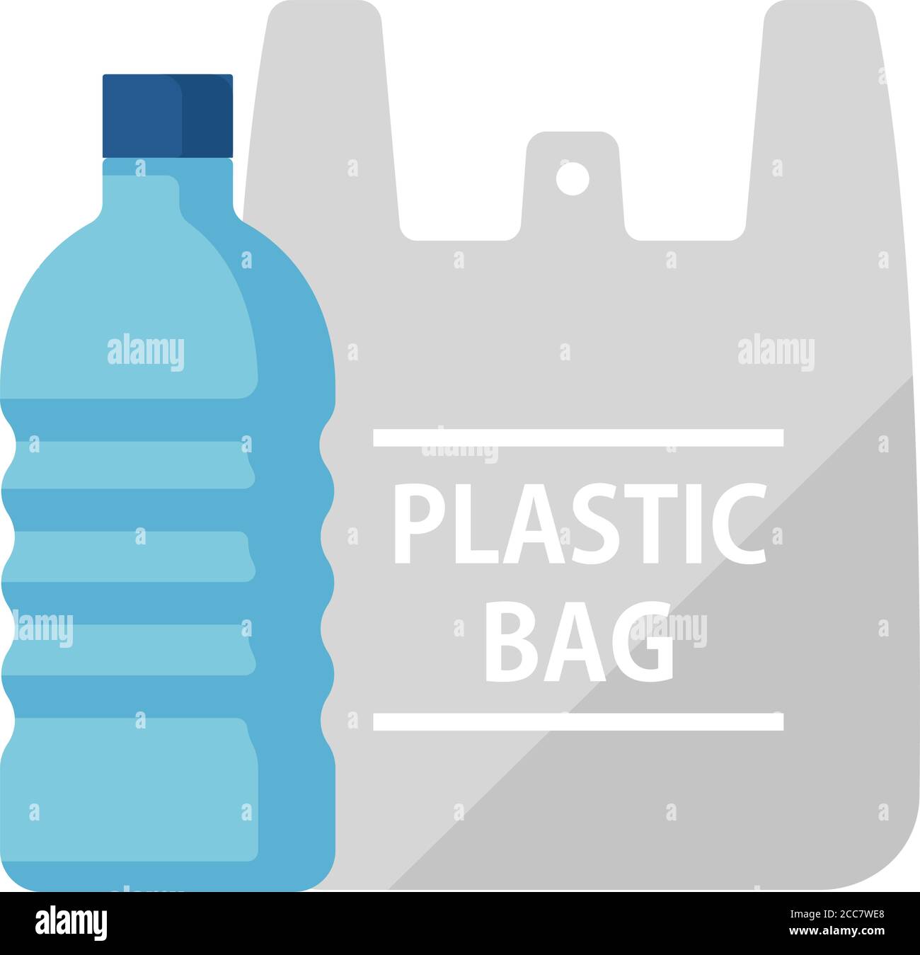 Plastic recycling ecology problem Stock Vector Images - Alamy