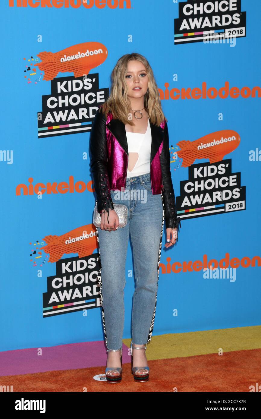 LOS ANGELES - MAR 24: Jade Pettyjohn at the 2018 Kid's Choice Awards at ...