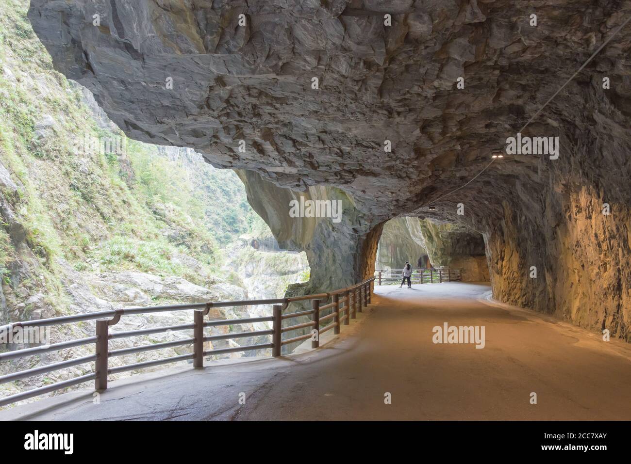 Hualien, Taiwan - Jiuqudong (Tunnel of Nine Turns) at Taroko National ...