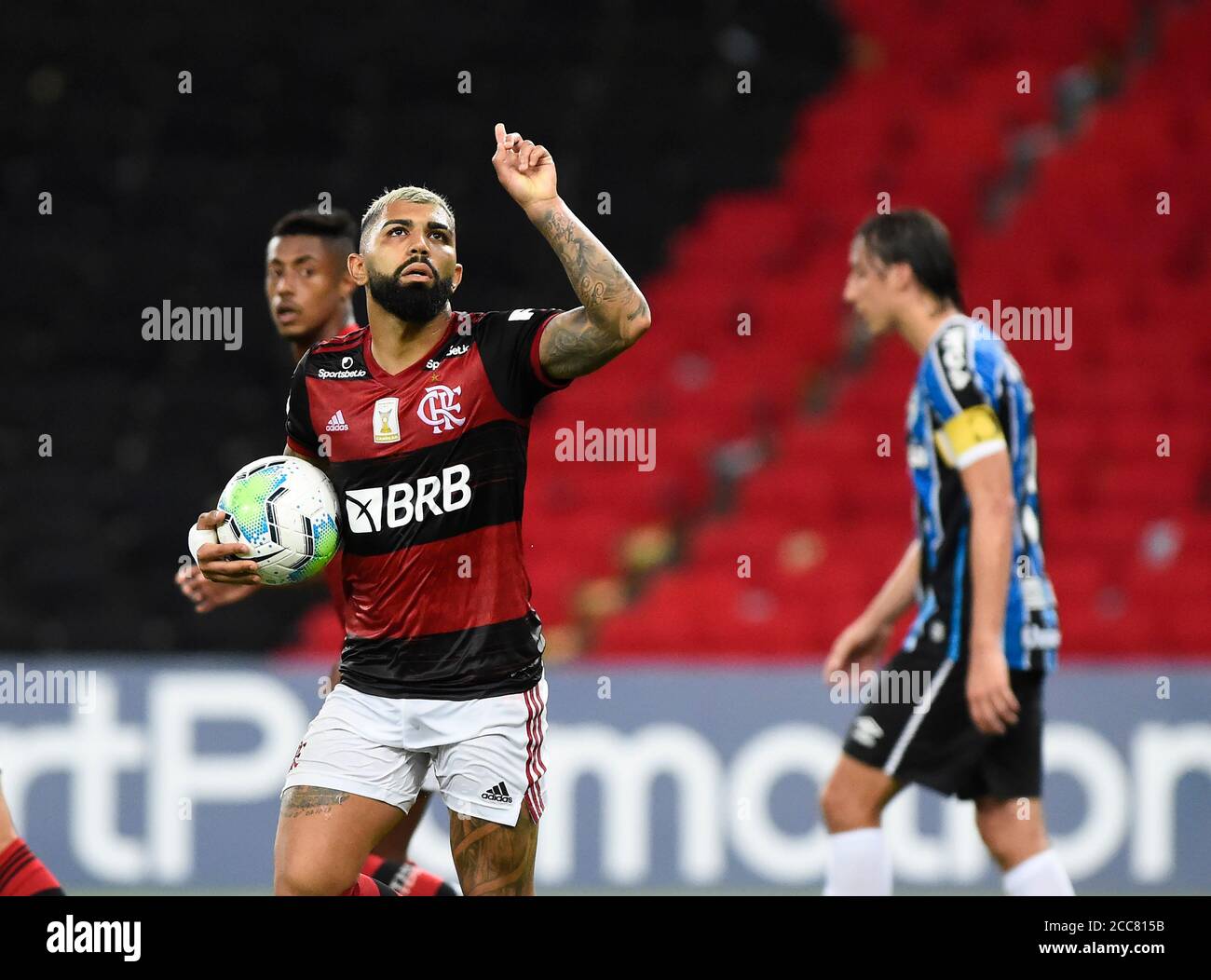 Rio de Janeiro-Brazil, August 19, 2020, soccer match between Flamengo ...