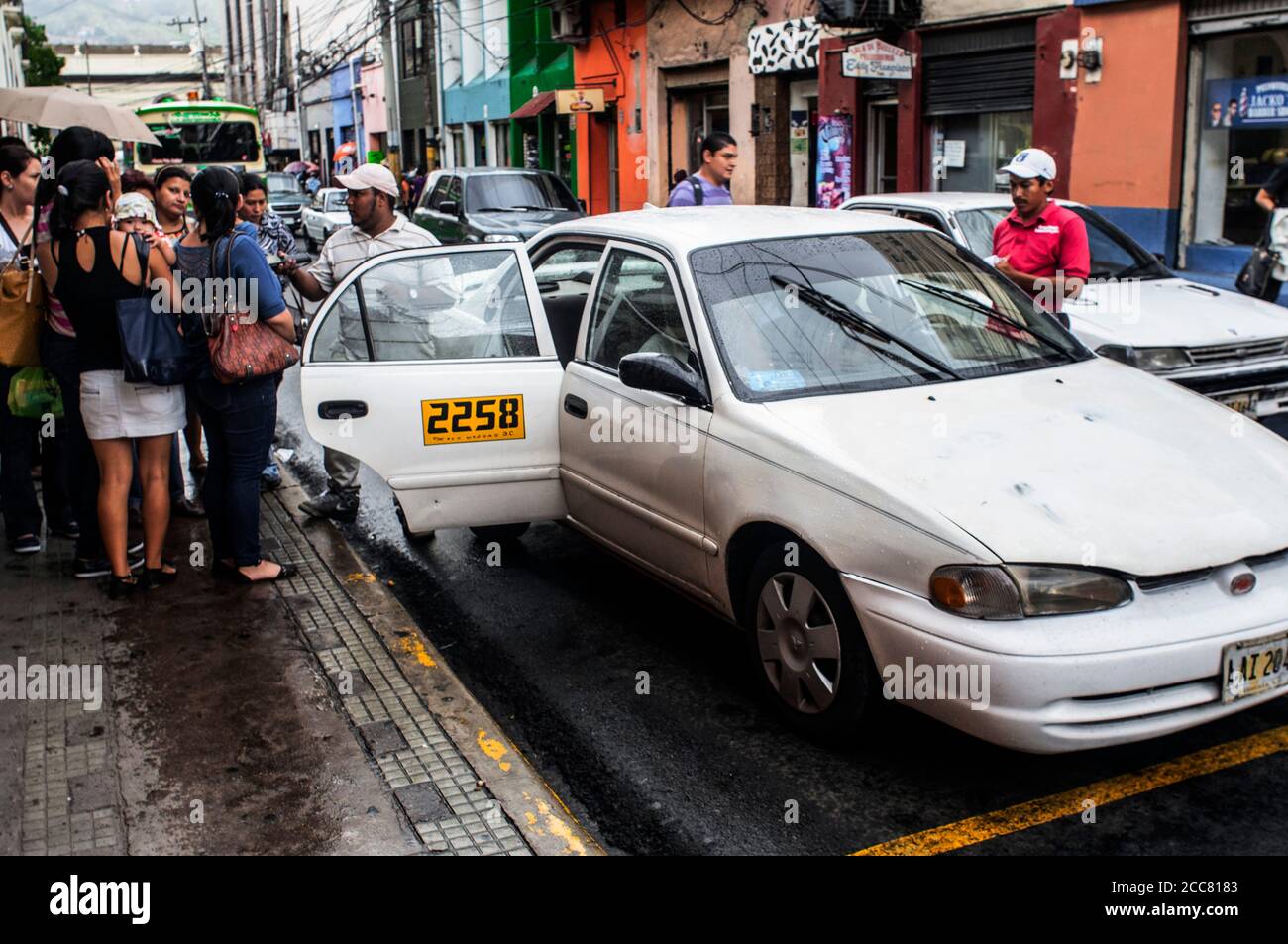 Male Passenger Boarding Taxi Cab High Resolution Stock Photography and ...