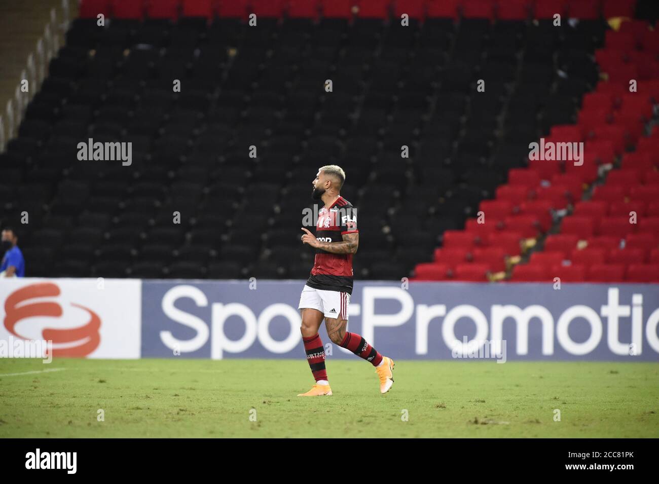 Rio de Janeiro-Brazil, August 19, 2020, soccer match between Flamengo ...