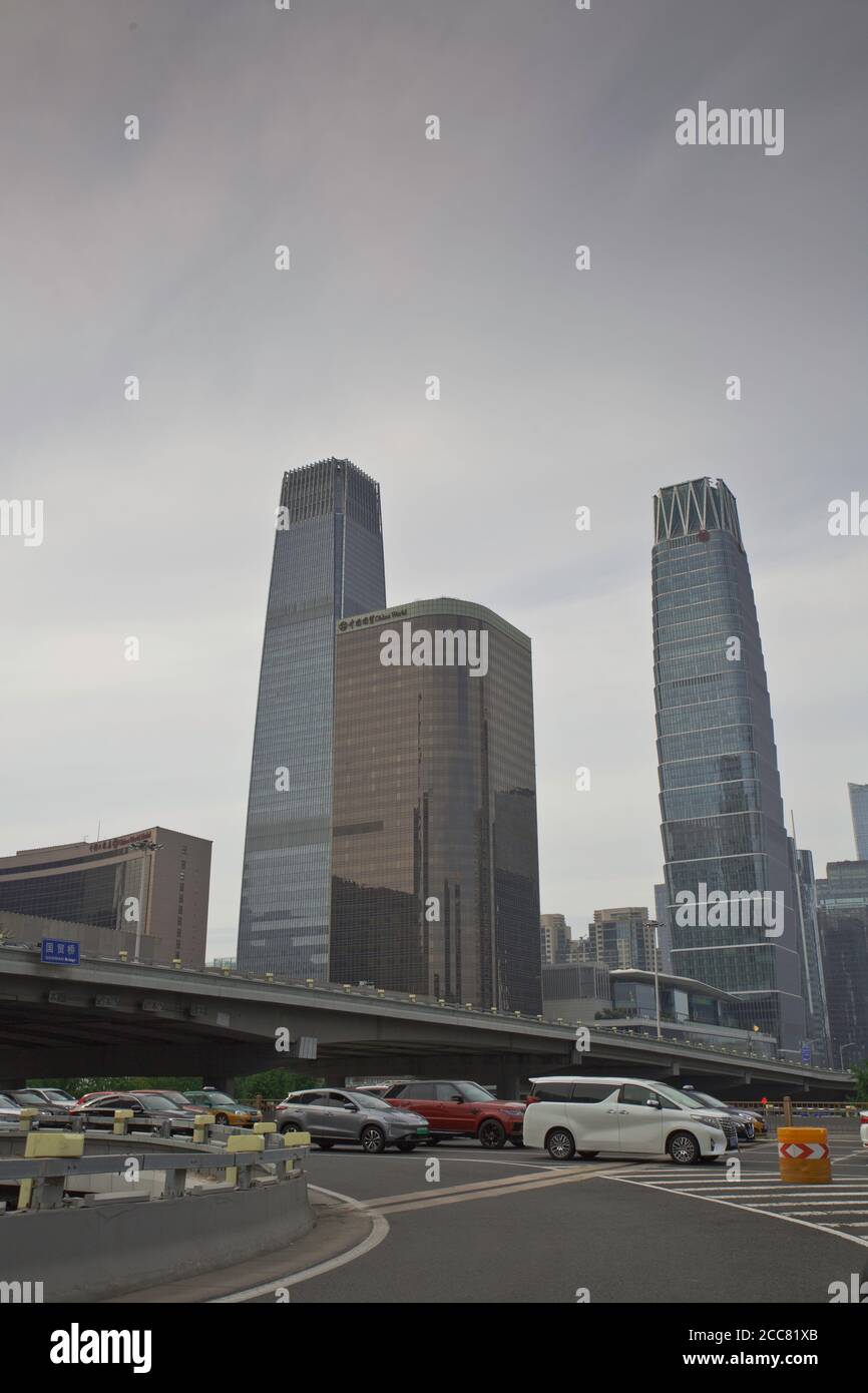 Beijing Business district, China Stock Photo - Alamy