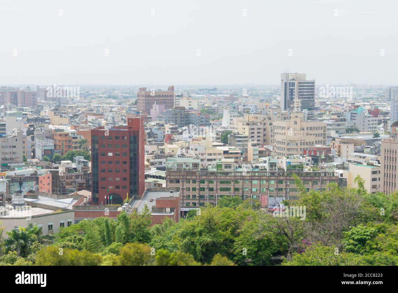 Changhua, Taiwan - Changhua City view from Mt. Bagua Great Buddha ...