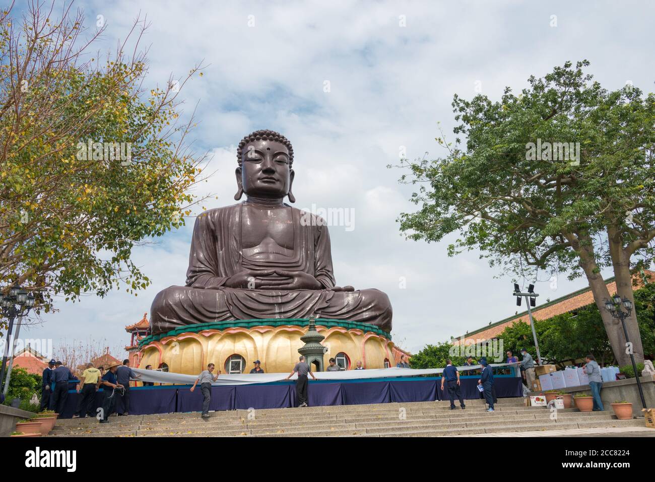 Changhua, Taiwan - Mt. Bagua Great Buddha Scenic Area. a famous tourist ...