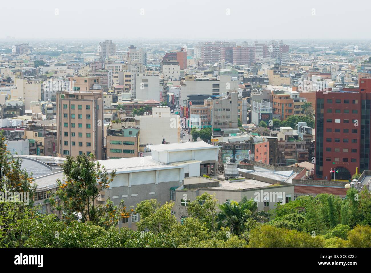 Changhua, Taiwan - Changhua City view from Mt. Bagua Great Buddha ...