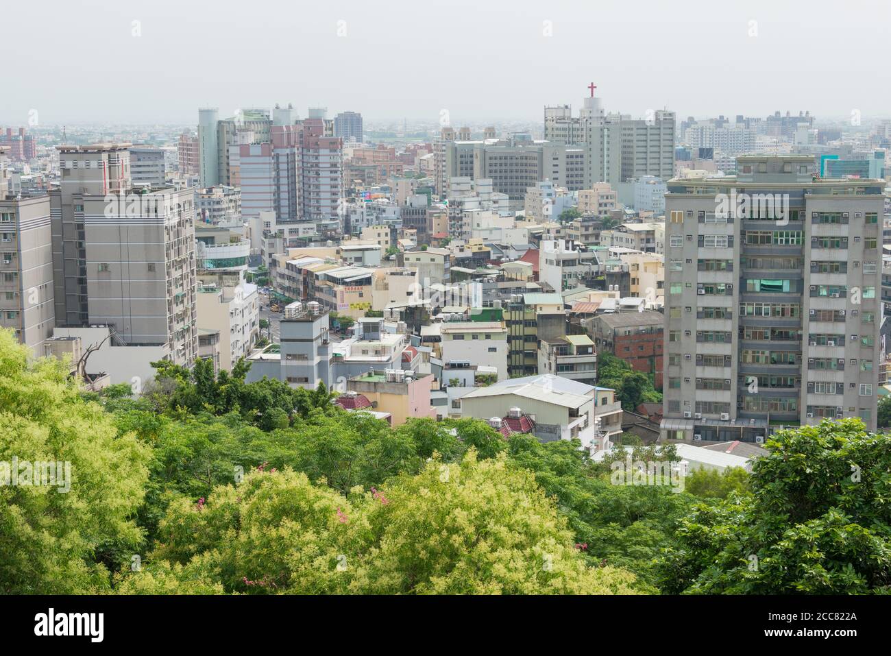 Changhua, Taiwan - Changhua City view from Mt. Bagua Great Buddha ...