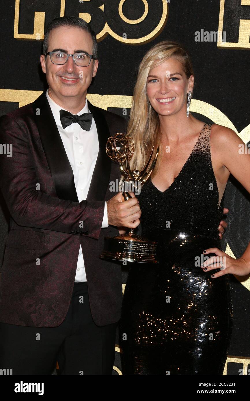 LOS ANGELES - SEP 17: John Oliver, Kate Norley at the HBO Emmy After ...