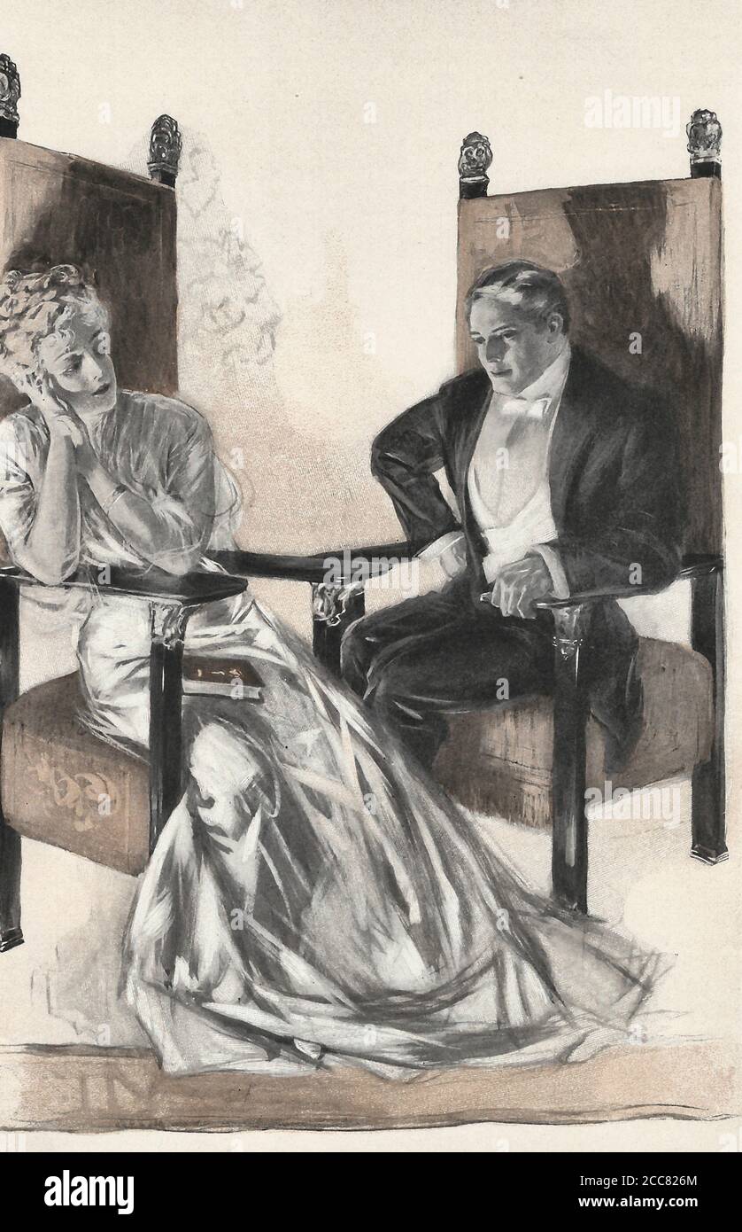 Now, I'll explain - A man explaining a situation to an unconvinced ...