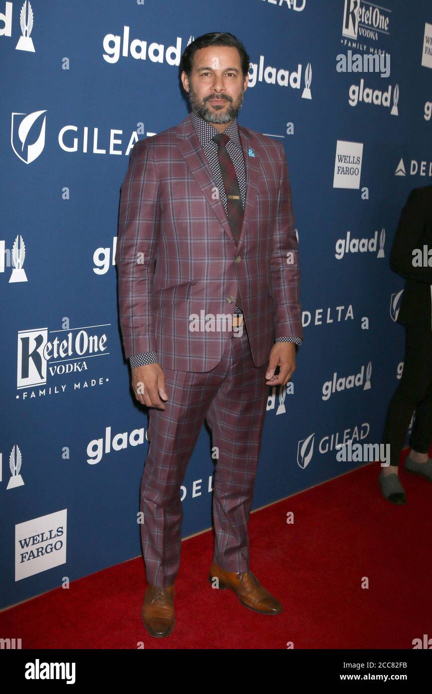 LOS ANGELES - APR 12: Jon Huertas at GLAAD Media Awards Los Angeles at ...