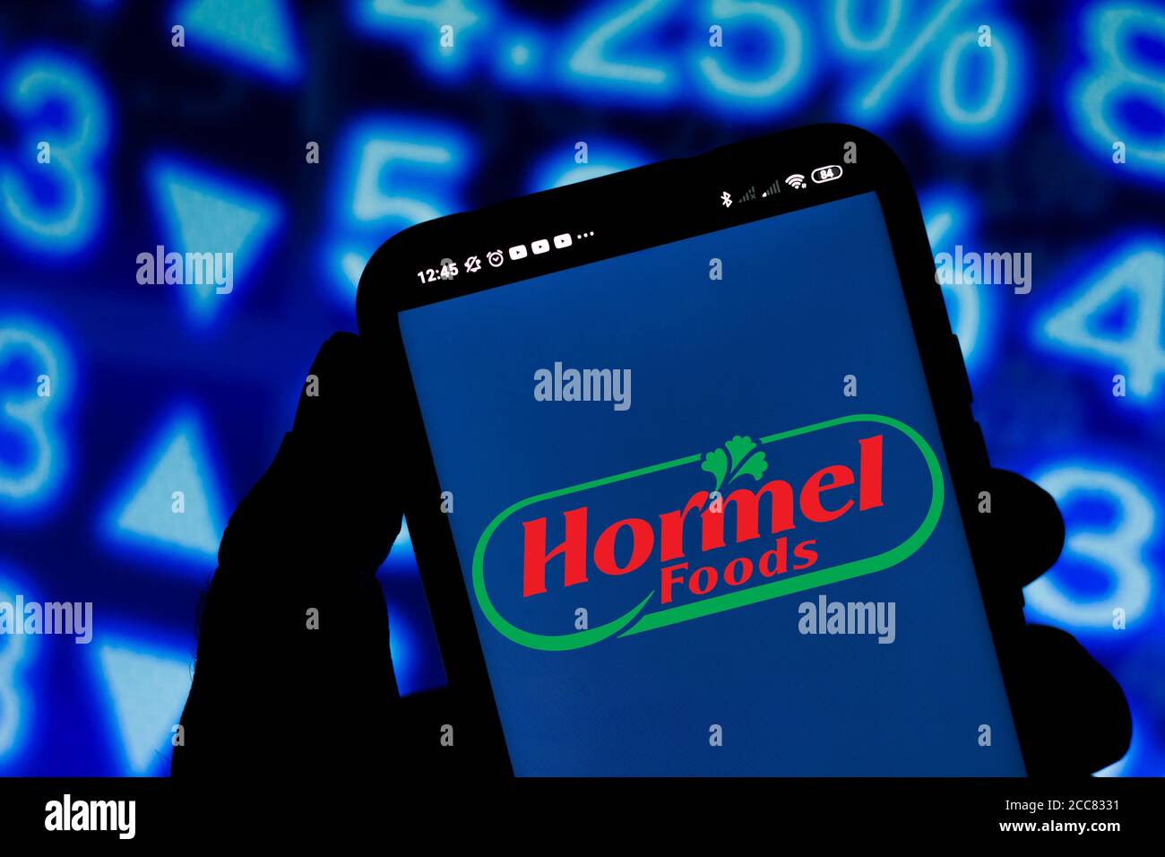 In this photo illustration the Hormel Foods Corporation logo seen ...