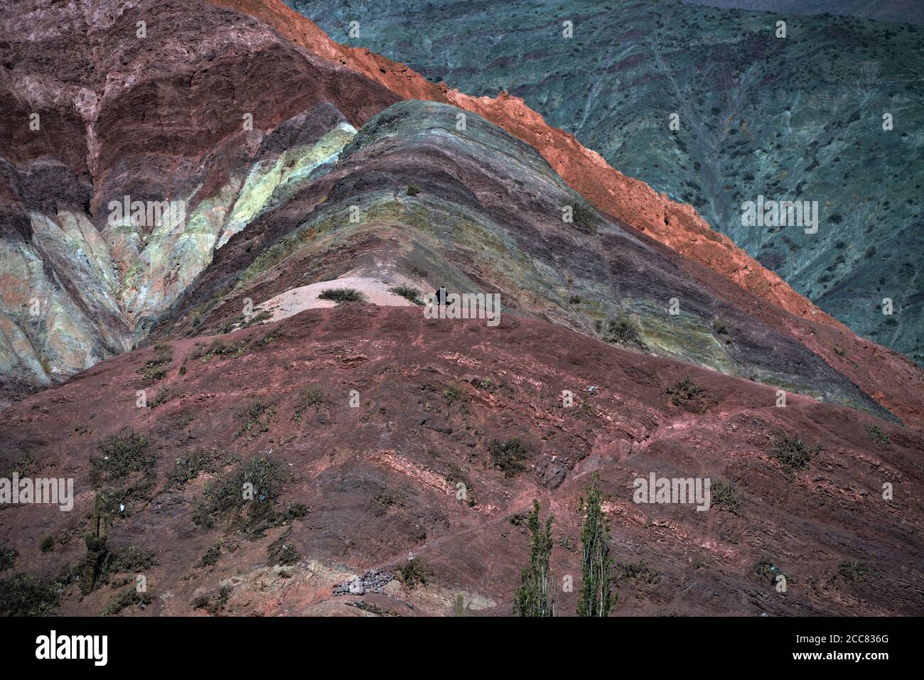 Taking photos at the hill of 7 colours Quebrada de Humahuaca UNESCO ...