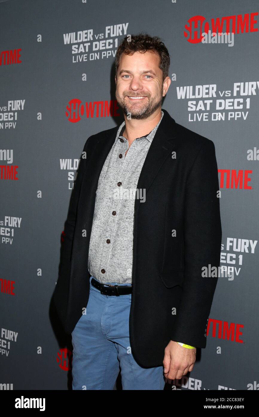 LOS ANGELES - DEC 1: Joshua Jackson at the Heavyweight Championship Of ...