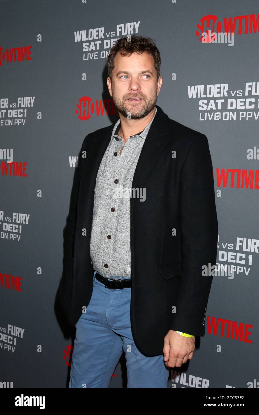 LOS ANGELES - DEC 1: Joshua Jackson at the Heavyweight Championship Of ...